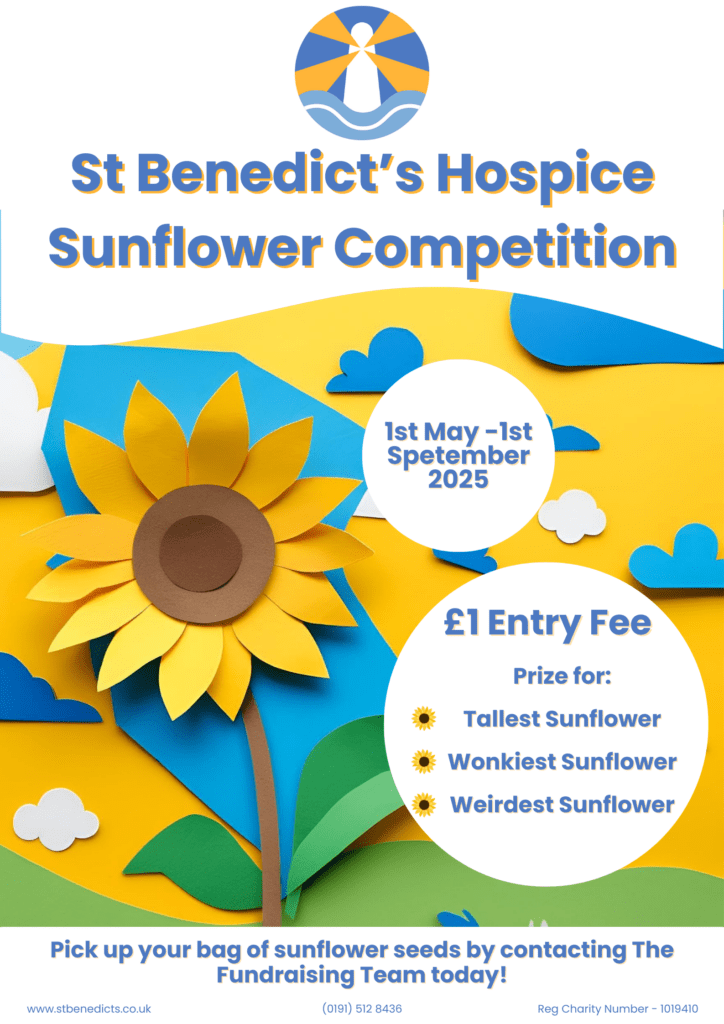 Sunflower Competition - 2025 - St Benedict's